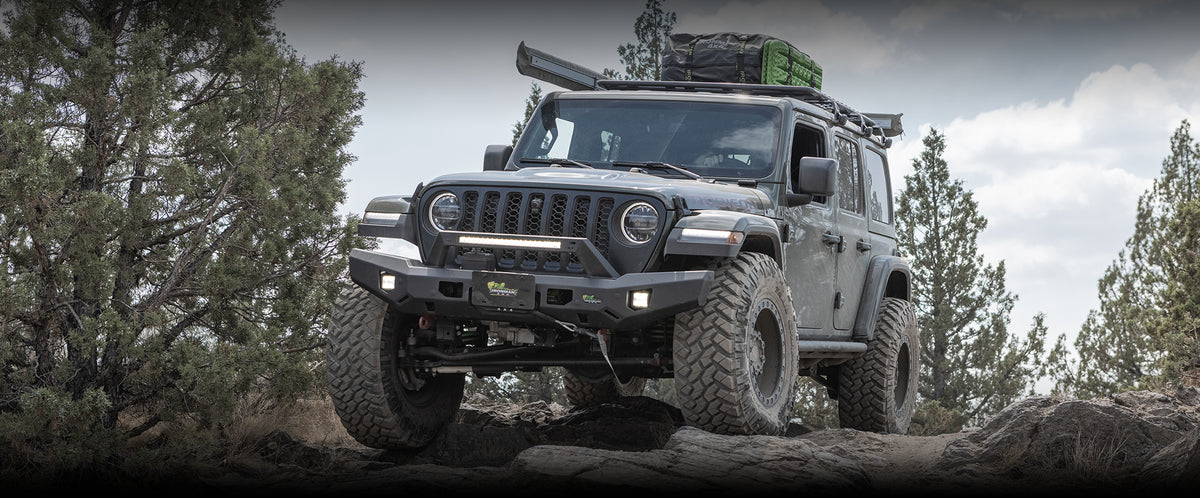 Raid Full Length Steel Bumper Bull Bar to suit Jeep Gladiator JT 4/201 ...